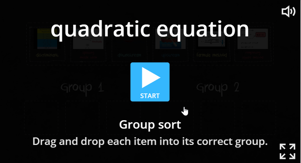 How to create a Group Sort activity? – Wordwall