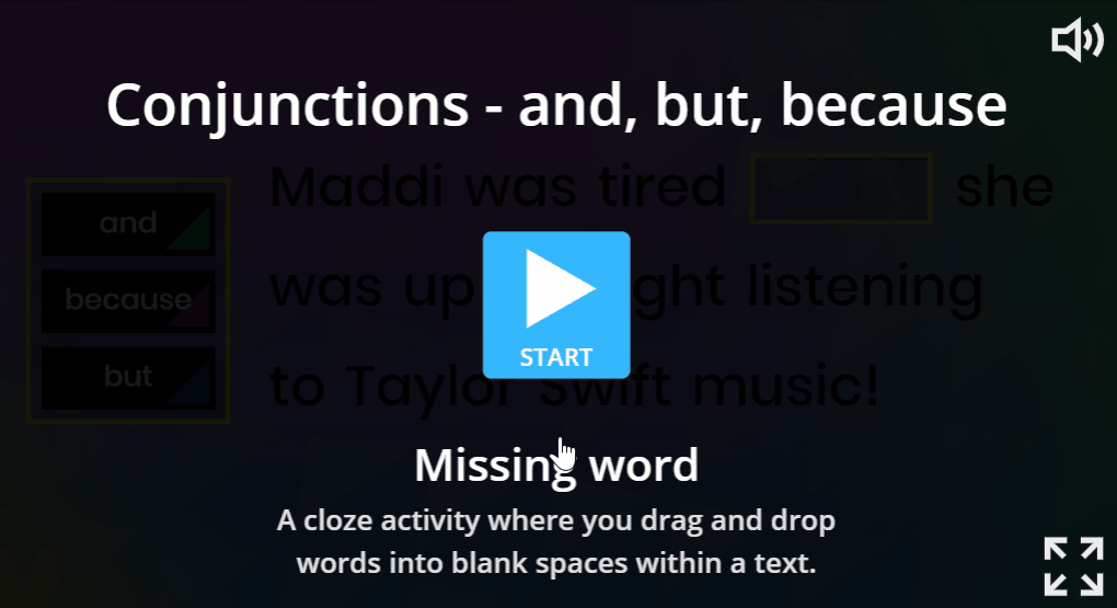 How to create a Missing word activity? – Wordwall