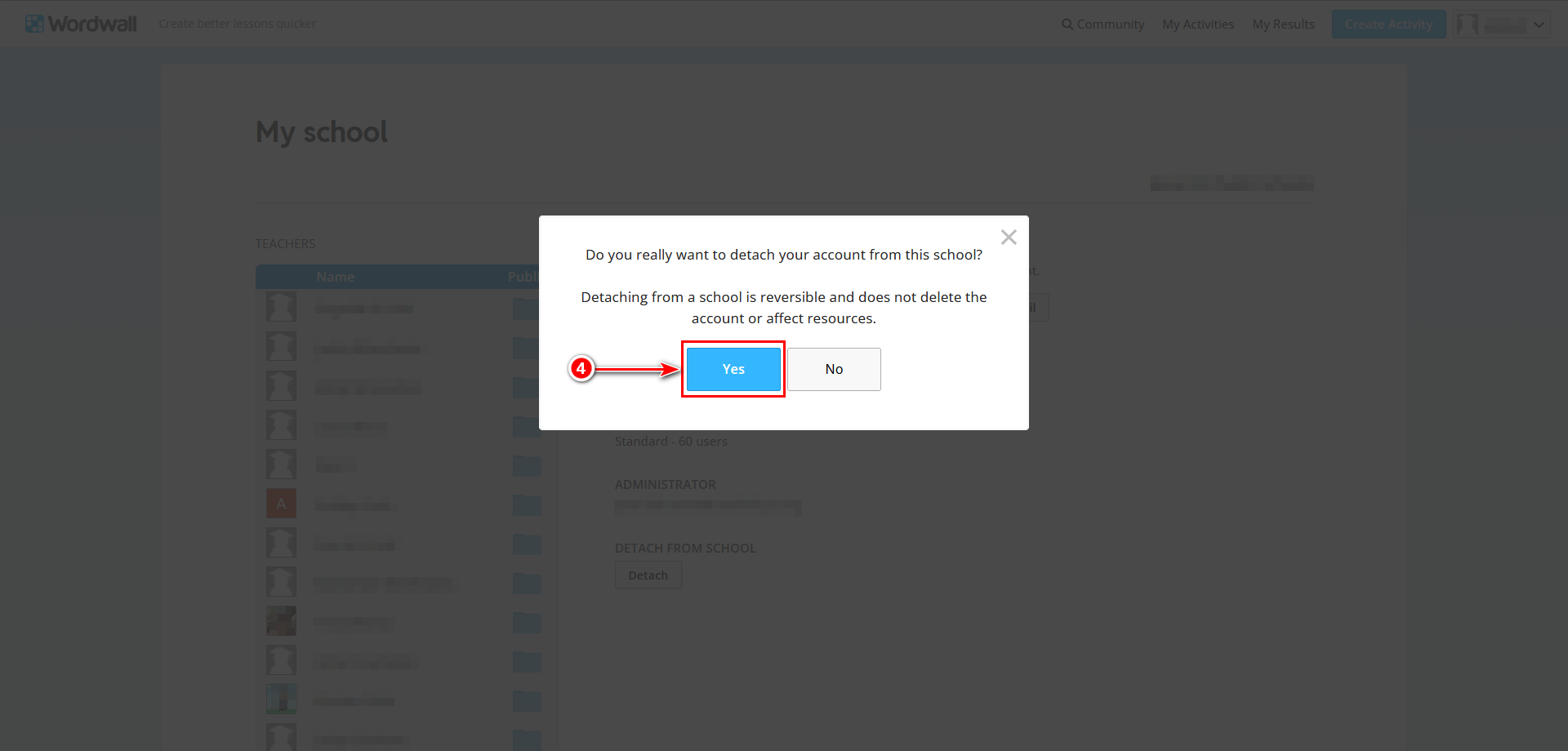 ️ How to detach my account from a school account? – Wordwall